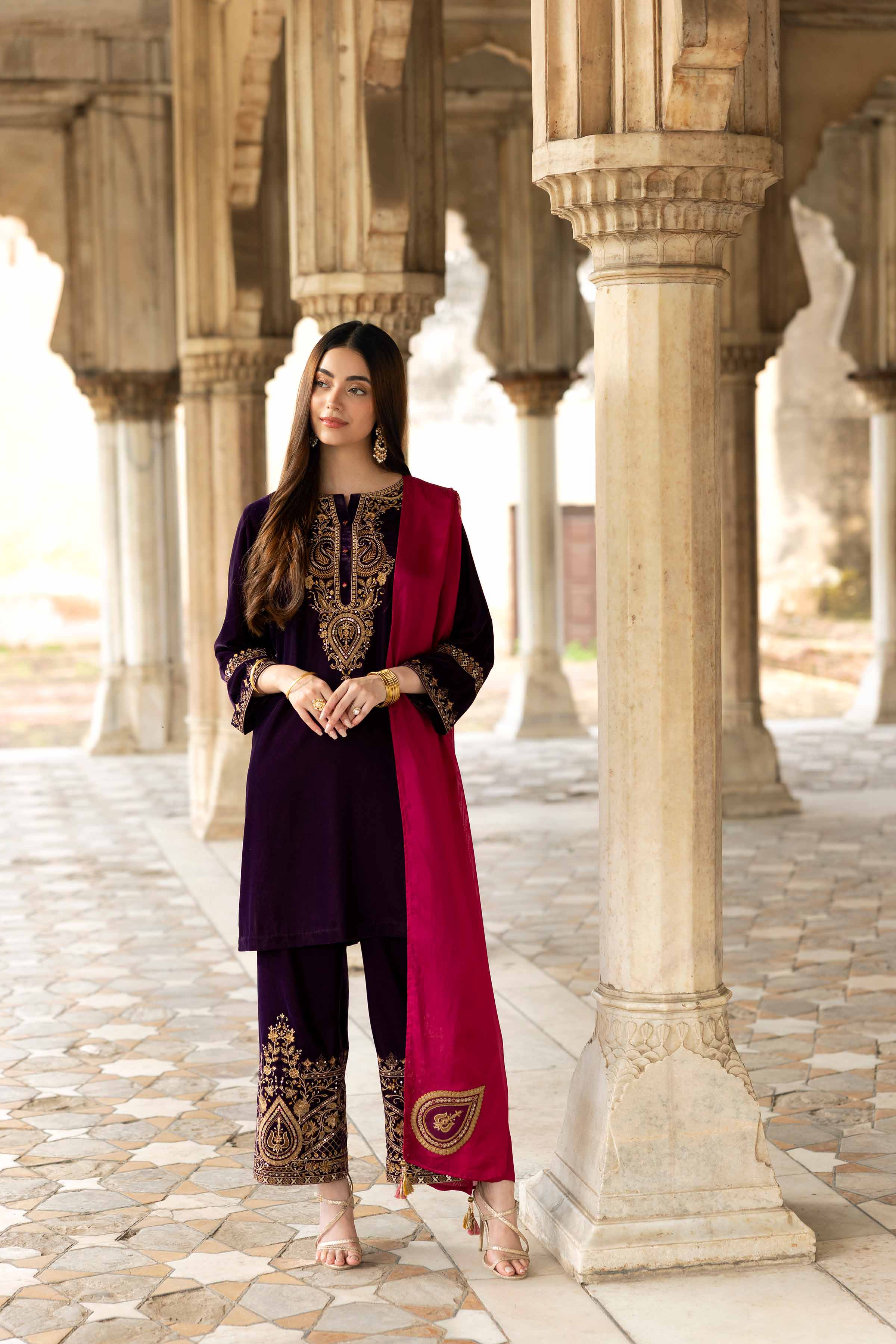 3 Piece Embroidered Suit KFW25-14 Luxury Pret Cross Season Edit 2025 ...