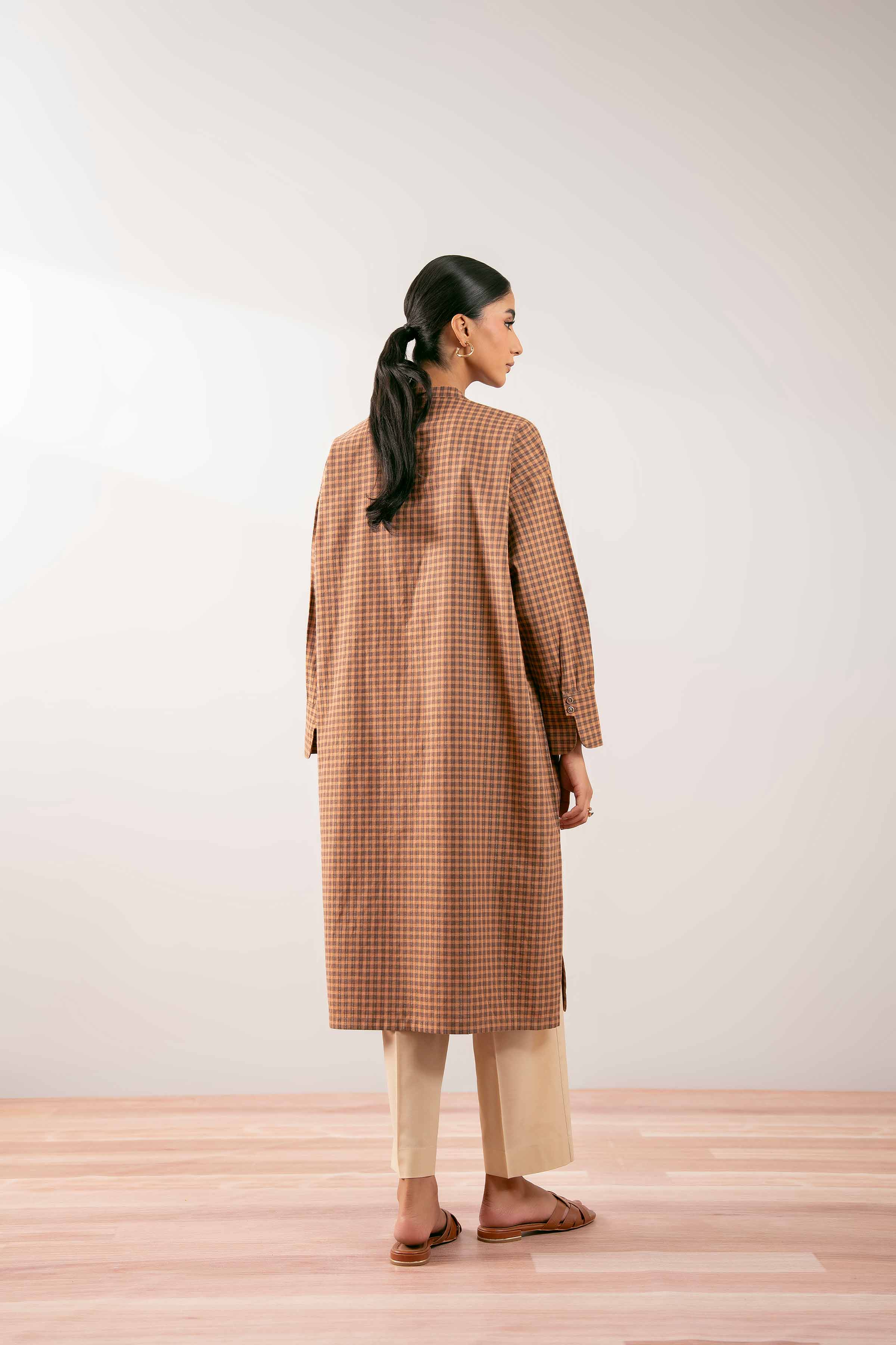 1 Piece Printed Kurta PS25-271 Pret Cross Season Edit 2025 – NISHAT